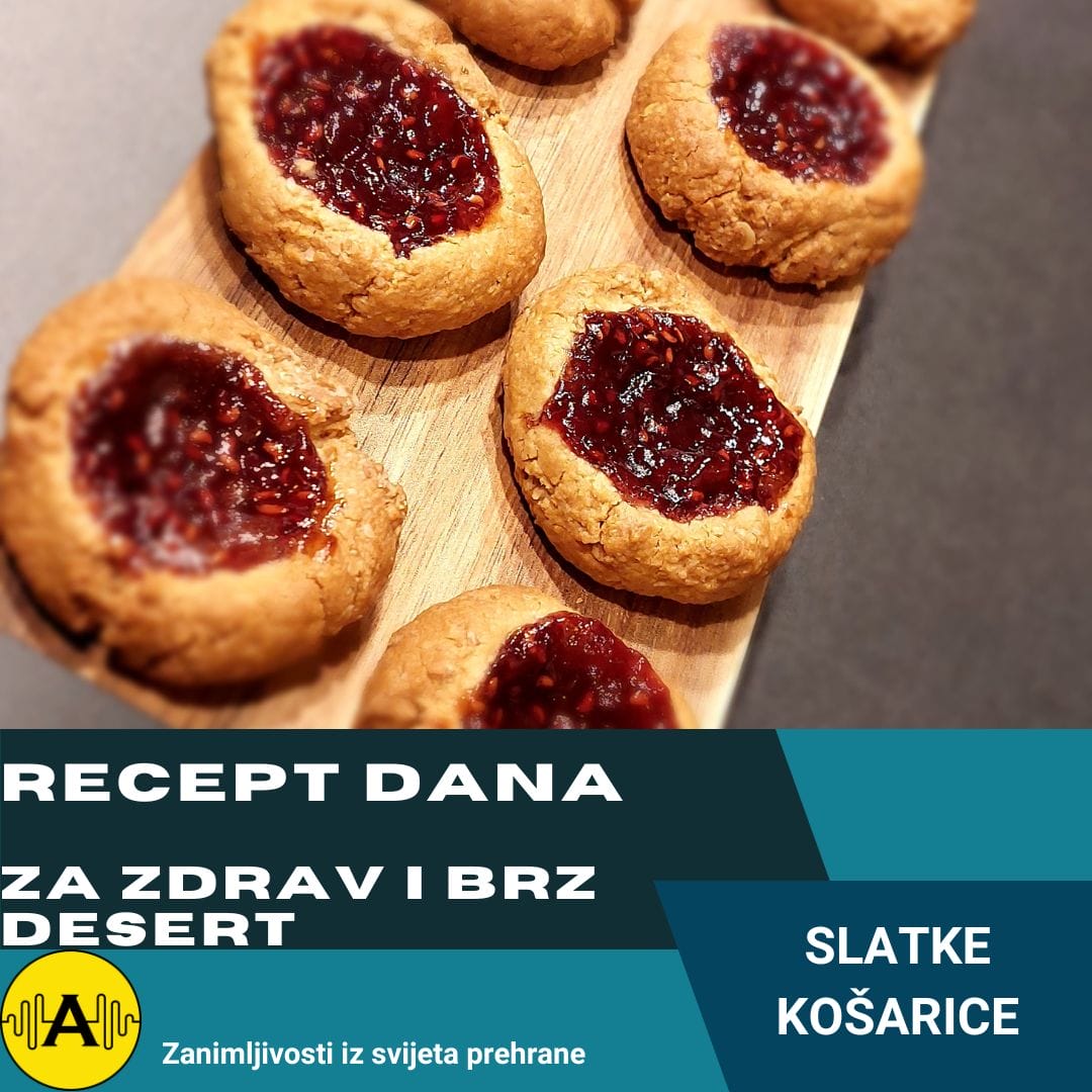 Recept dana: Slatke košarice - Fitness Centar Active